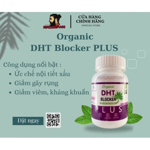 Organic DHT Blocker Plus- 60 viên - Organic-DHT
